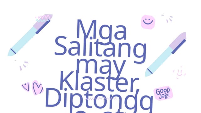 MGA SALITANG Klaster O KAMBAL KATINIG Ppt.pptx