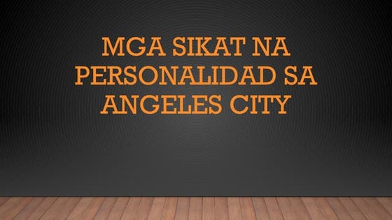 Mga Parte Sang Mata | PPTX