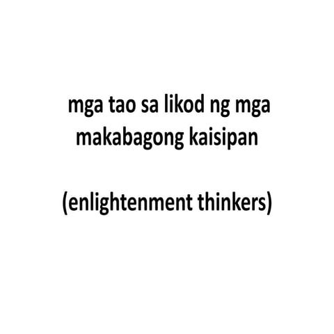 Mga tao sa likod ng mga makabagong | PPTX