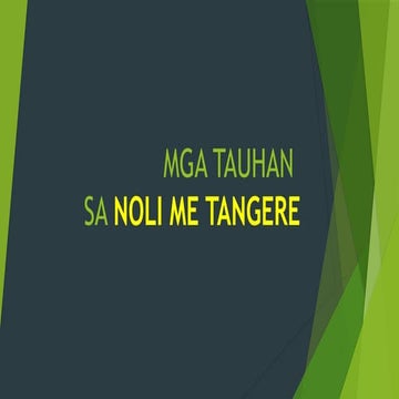 FIL 9 MGA TAUHAN SA NOLI ME TANGERE.pptx