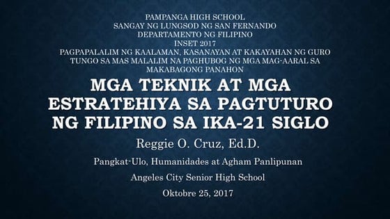 MABUBUTING GAWI SA PAGLINANG NG KASANAYAN SA PAGBASA NG MGA MAG-AARAL SA JUNIOR HIGH SCHOOL | PDF