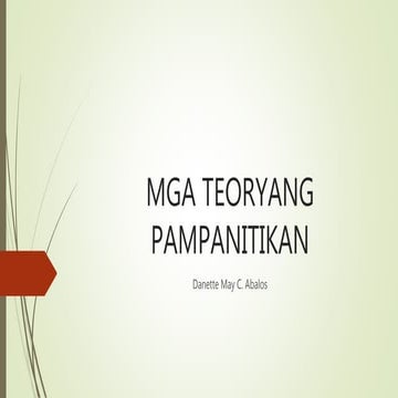 TEORYANG BAYOGRAPIKAL | PPTX