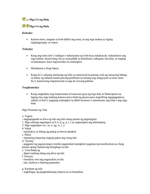 Aralin 4 - Mga Dula at ang Mga Elemento.pptx