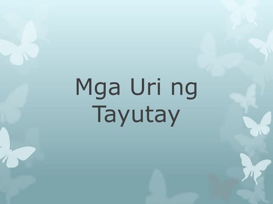 Tayutay (Figures of Speech) | PPTX