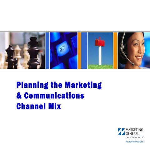 Marketing and Communications Channel Mix | PPT | Marketing and ...