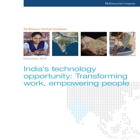 India’s technology opportunity: Transforming work, empowering people | PDF