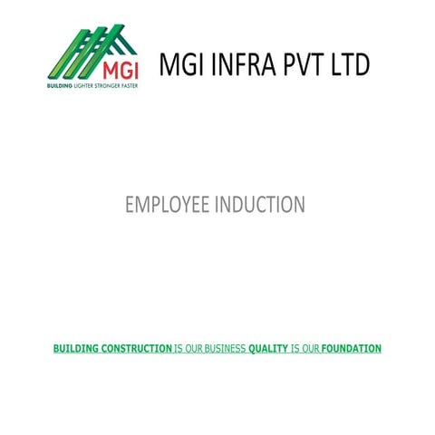 Mgi infra pvt ltd ppt | PPT | Construction Industry | Industries