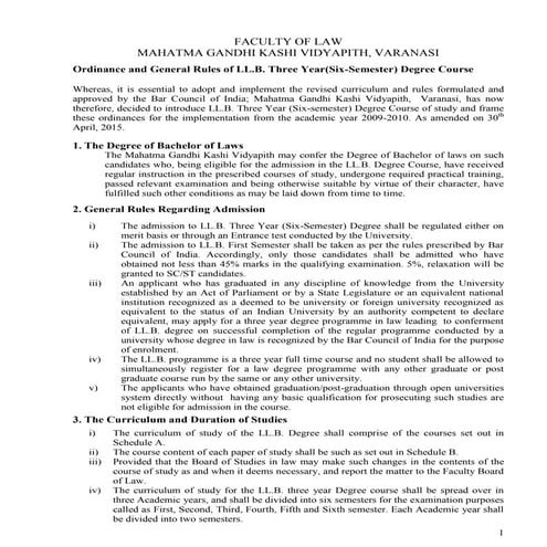 llb syllabus | PDF | Educational Assessment | Education