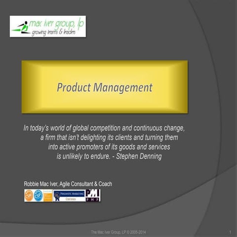 Product Management | PPT