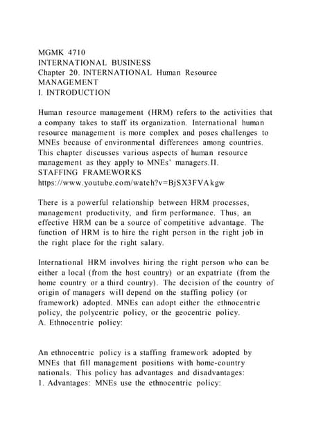 Approaches to international compensation | PPT