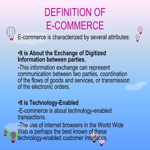 E-COMMERCE | PPT