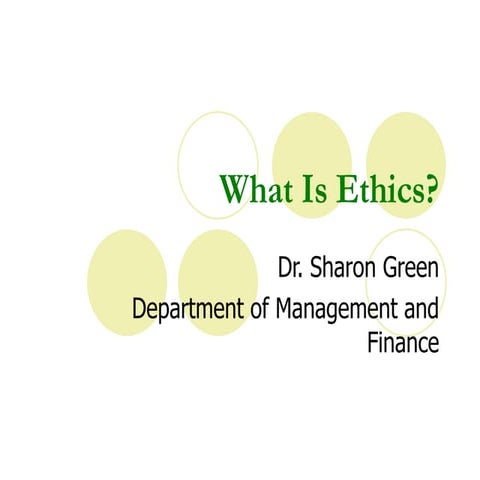 What is Ethics? | PPT