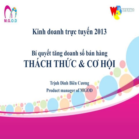 Mgod xu huong kinh doanh truc tuyen 2013 | PPT