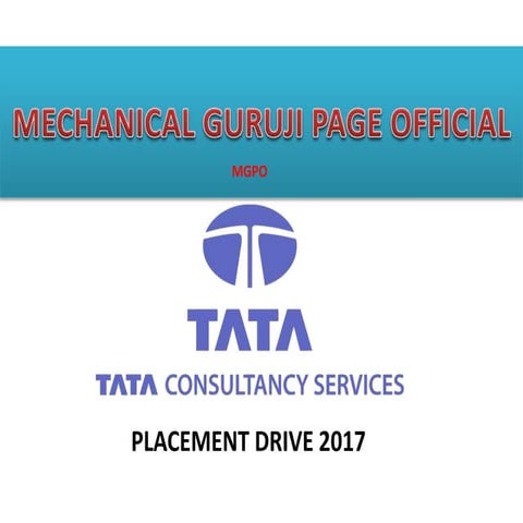TCS application form for placement drive. | PPT