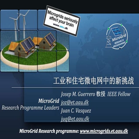 Microgrid Research Programme (Chinese version) | PPTX
