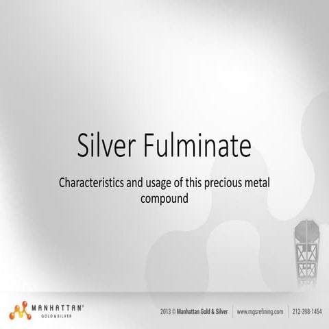 Silver Fulminate | PPT