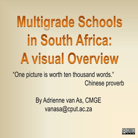 Multigrade Schools in South Africa: A Visual Overview | PDF