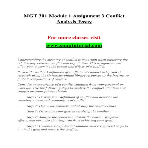 Mgt 301 Success Begins / snaptutorial.com
