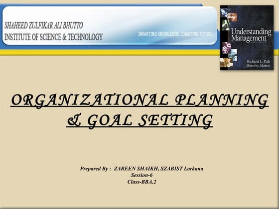 Organization and management planning | PPT
