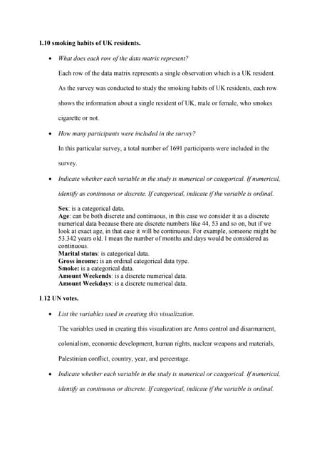 Statistics student sample project (1) | DOC