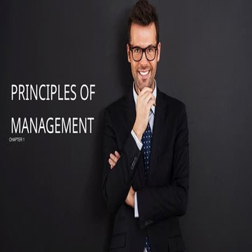 chapter 1 powerpoint of management in today's leadership world | PPTX
