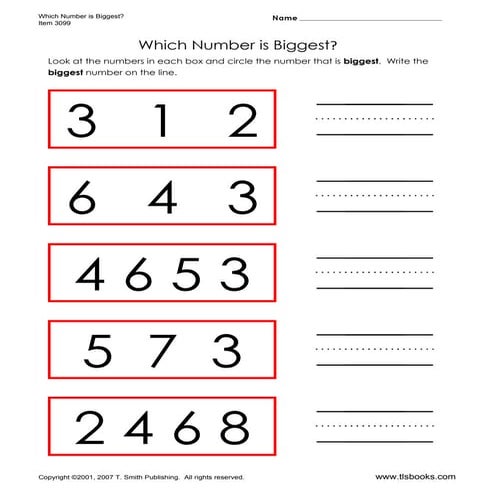 Which is Biggest? | PDF