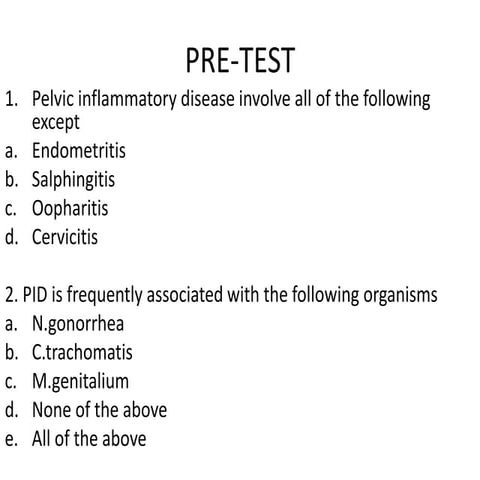 Pelvic inflammatory disease | PPTX