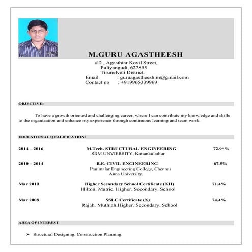 Vandana resume (Electrical & Electronics) | DOC