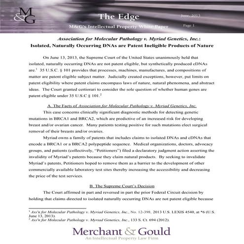 Gary M. Myles, J.D., Ph.D. -- Biotechnology, Life Sciences, and ...