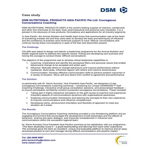 Clarity Compass Leadership Training | DOCX