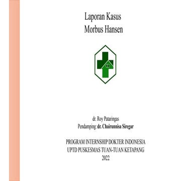 MH-1.pptx morbus hansen atau juga lepraaa | PPT