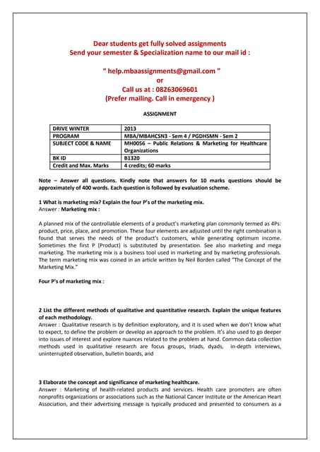 Expanded marketing mix | PPTX