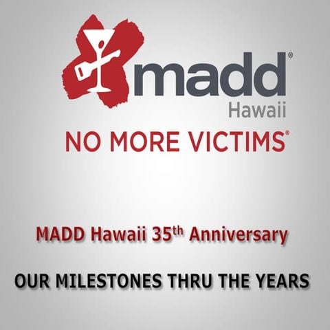 MADD Hawaii Spring 2020 Newsletter | PDF