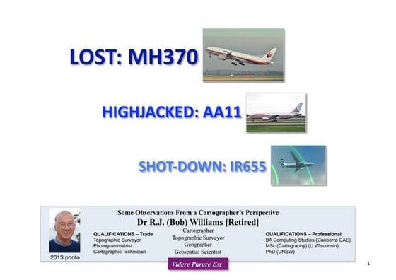 The missing malaysian aircraft mh370 | PPTX
