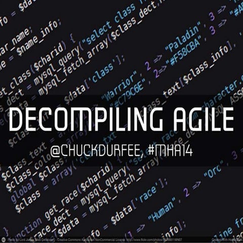 Decompiling Agile | PPT