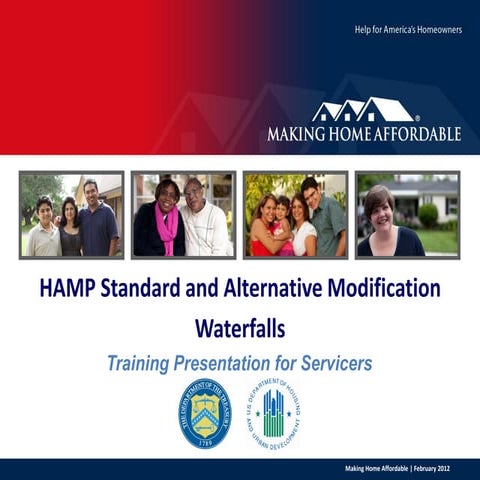 HAMP Standard and Alternative Modification Waterfalls | PPT