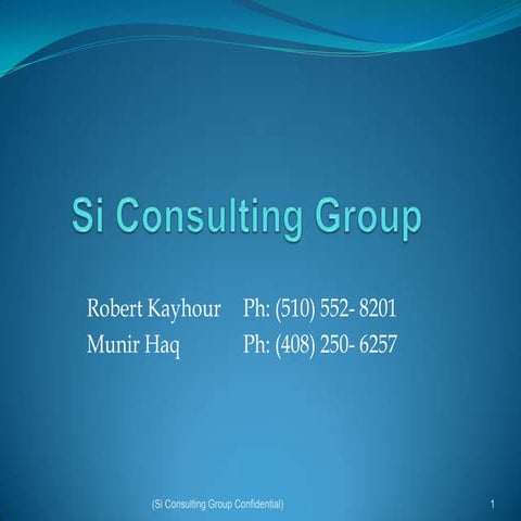 Quality & Reliability Consultant | PPTX