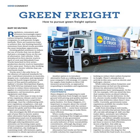 Green Freight | PDF