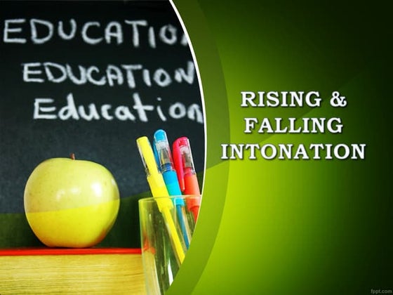 Rising and Falling Intonation | PPTX | Education