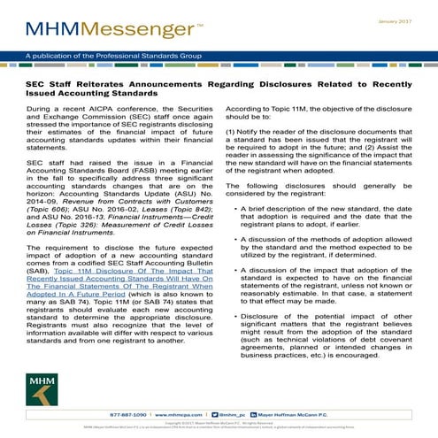 SEC Staff Reiterates Announcements | PDF