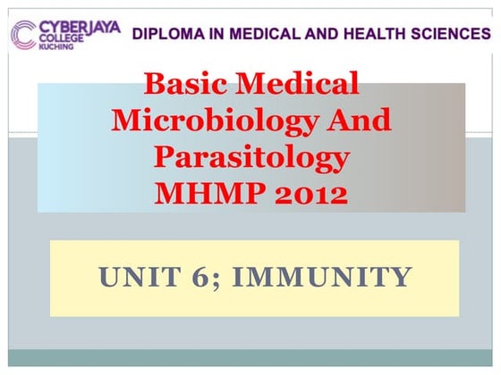 Introduction to Immunology | PPT | Infectious Diseases | Diseases and Conditions