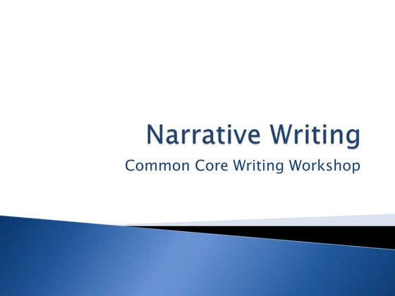 Narrative Writing 2 | PPT