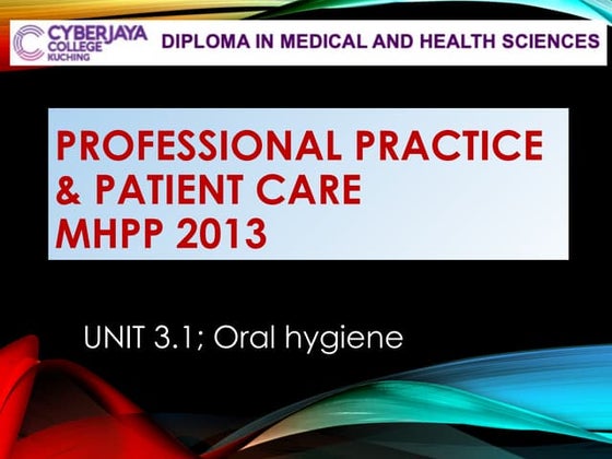 Dental health education | PPTX