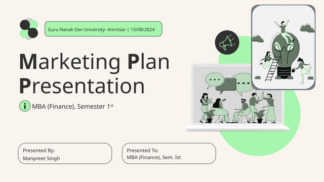 MARKETING MIX : (Entrepreneurship lesson) | PPTX