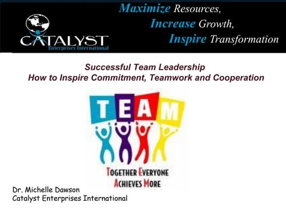 Leadership & Team Building | PPTX | Executive Leadership & Management ...