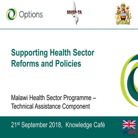 Supporting Health Sector Reforms and Policies | PPTX