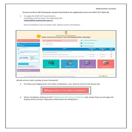 Mht cet user manual | PDF