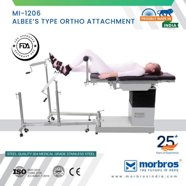 MI-1206 ALBEE'S TYPE ORTHO ATTACHMENT Precision you can trust in every orthopedic procedure. | PDF