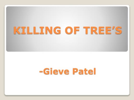 ON KILLING A TREE.pdf