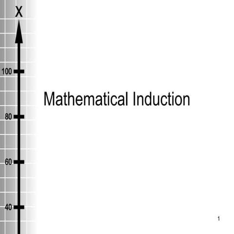 Introduction to Mathematical Induction!! | PPT